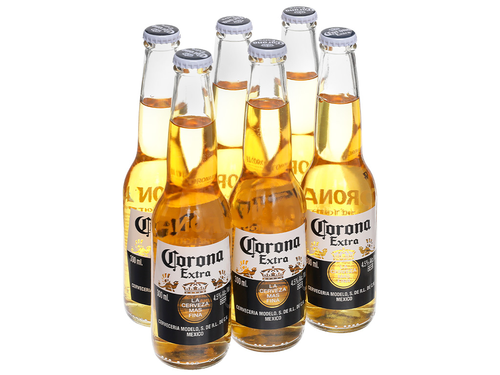 6 chai bia Corona Extra 300ml giá tốt tại Bách Hoá XANH