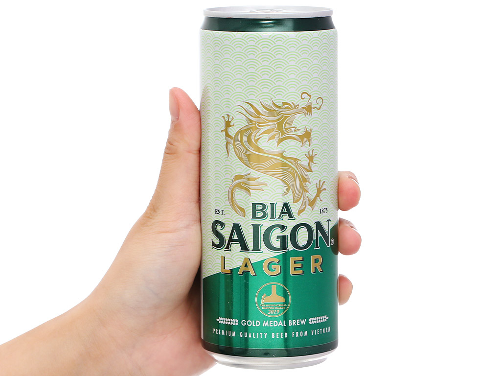 Bia Sài Gòn Lager Sleek 330ml | Bách Hoá XANH