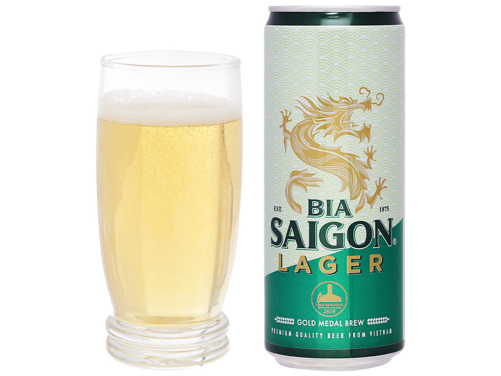 Bia Sài Gòn Lager Sleek 330ml | Bách Hoá XANH