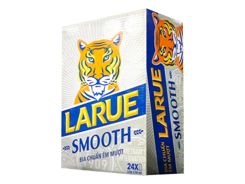 Thùng 24 lon cao bia Larue Smooth 330ml | Bách Hoá XANH