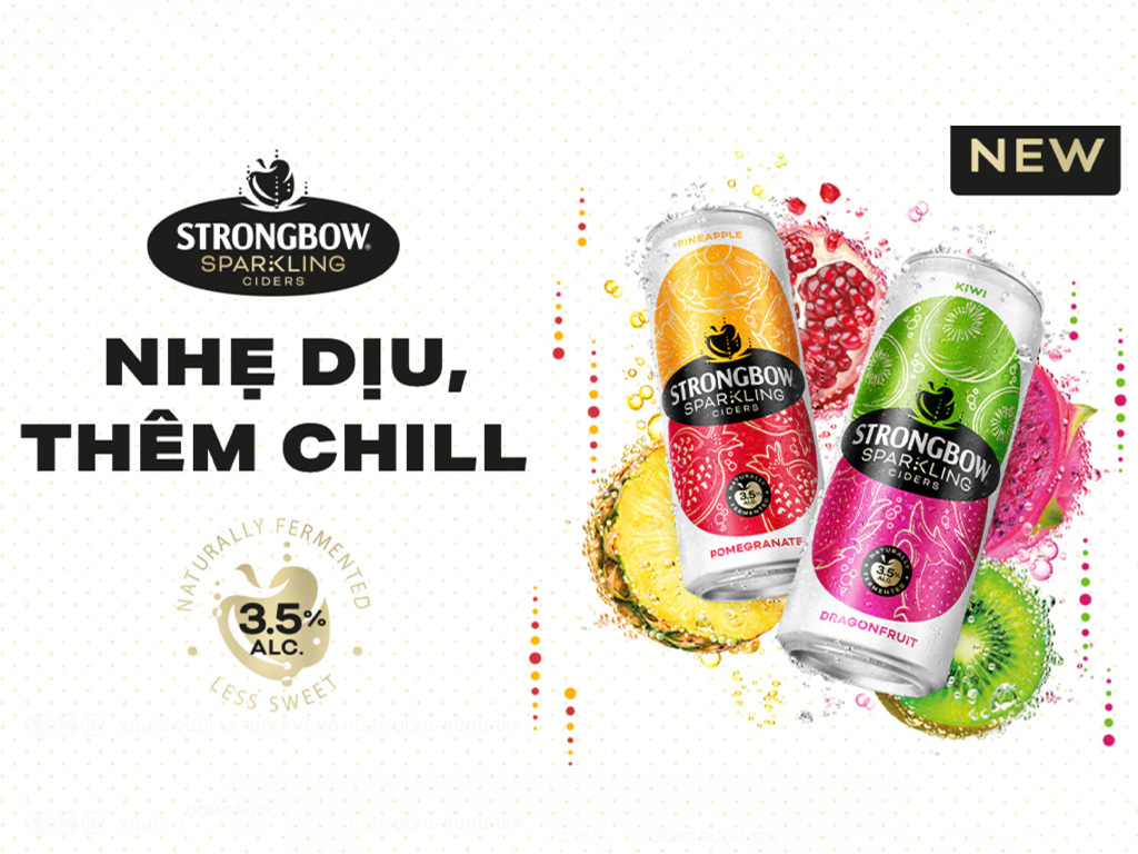Lốc 6 lon Strongbow Kiwi, thanh long 320ml | Bách Hoá XANH