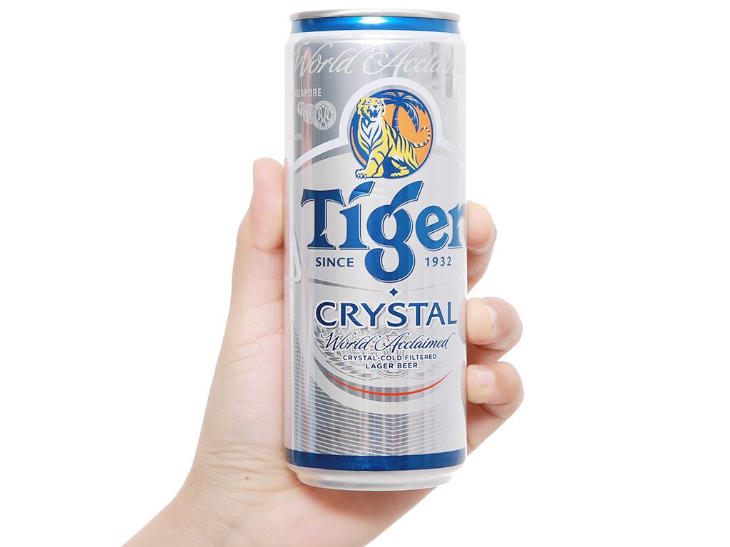 Thùng 24 lon bia Tiger bạc 330ml giá tốt tại Bách hoá XANH