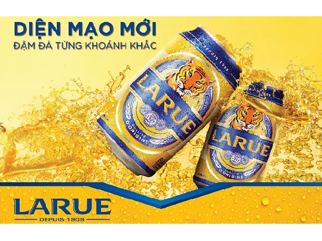 Thùng 24 lon bia Larue Xanh 330ml giá tốt tại Bách hoá XANH