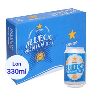 6 lon bia Sapporo Blue Cap 330ml giá tốt tại Bách hoá XANH