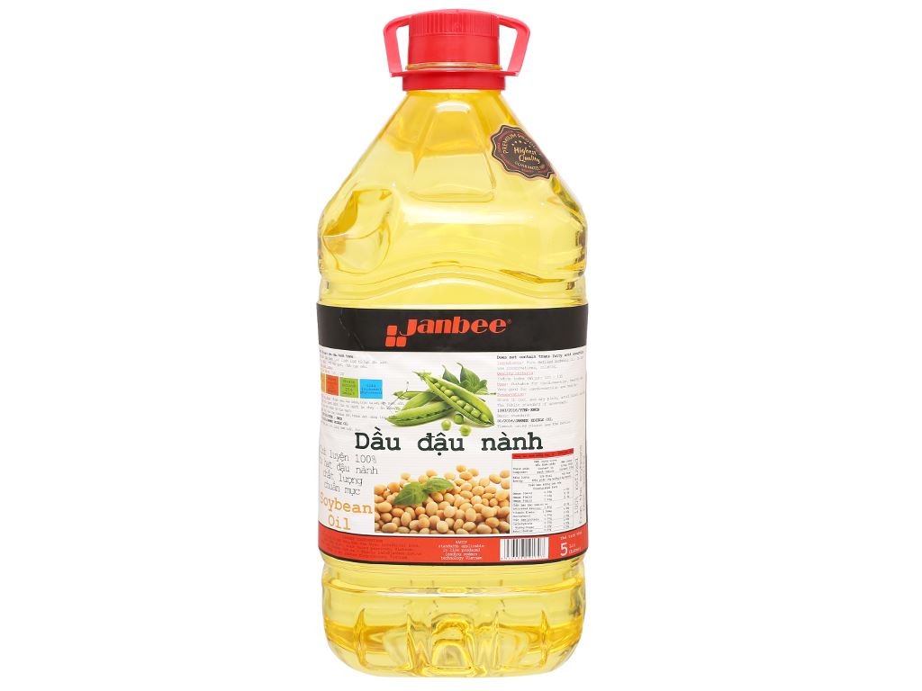 Dầu đậu nành Janbee can 5 lít giá tốt tại Bách hoá XANH