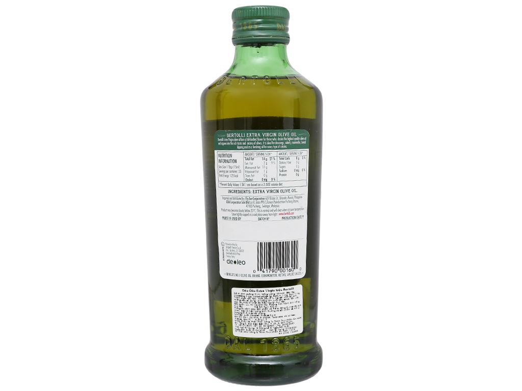 Dầu olive Extra Virgin chai 500ml giá tốt tại Bách hoá XANH