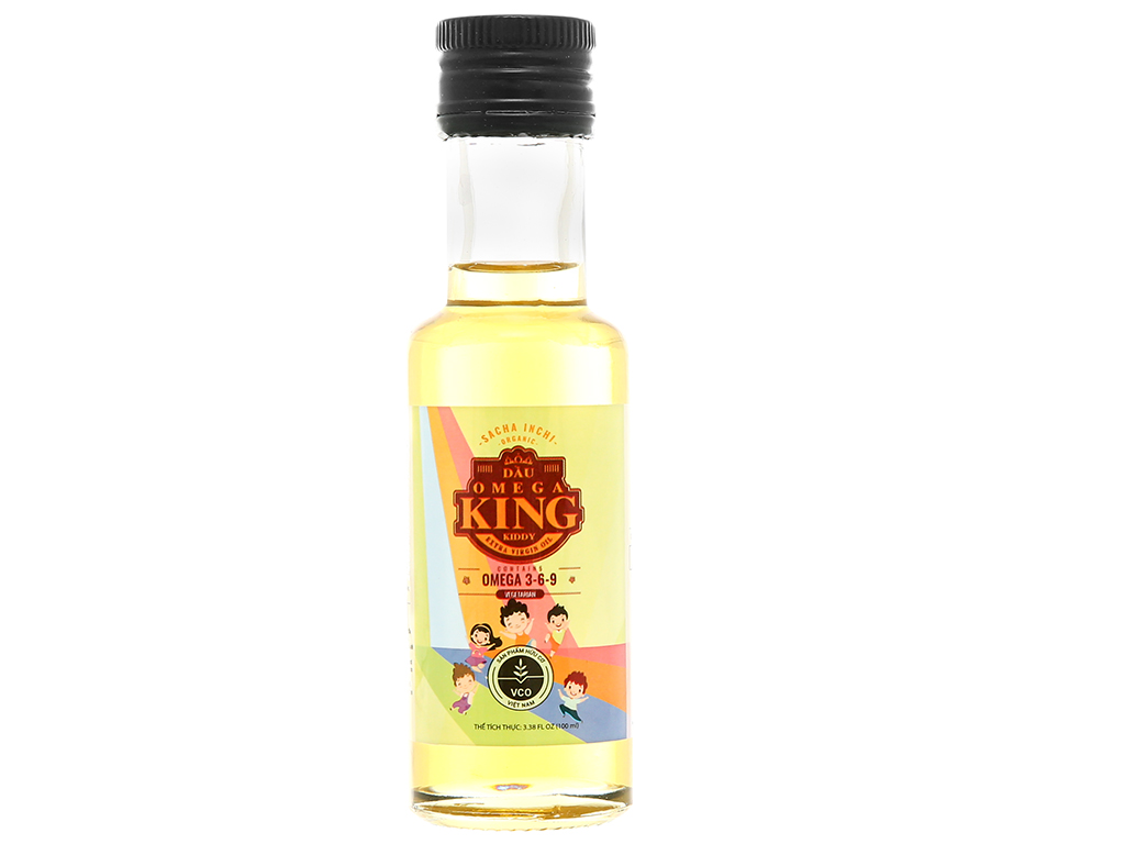 Dầu ăn Omega King Kiddy chai 100ml giá tốt tại Bách hoá XANH