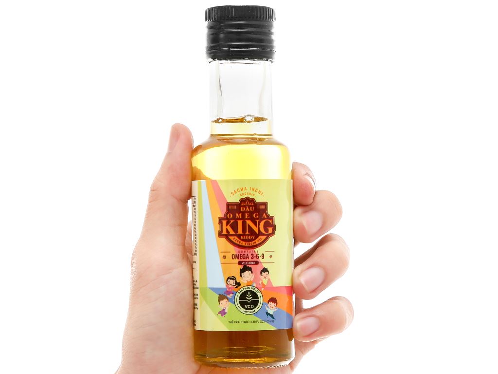Dầu ăn Omega King Kiddy chai 100ml giá tốt tại Bách hoá XANH