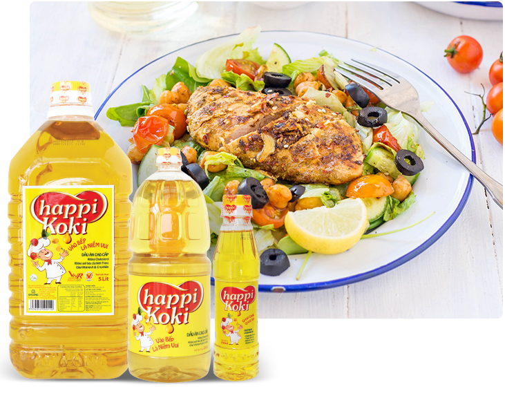 Dầu ăn cao cấp Happi Koki 400ml giá tốt tại Bách hoá XANH