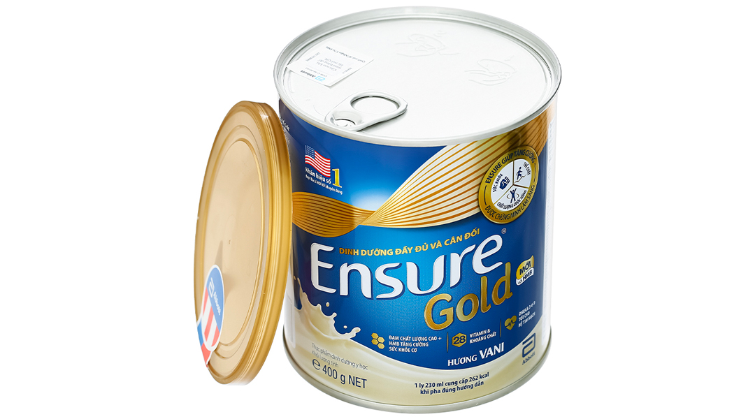 Sữa bột Ensure Gold bổ sung dinh dưỡng, tăng cường sức khỏe hương vani ...