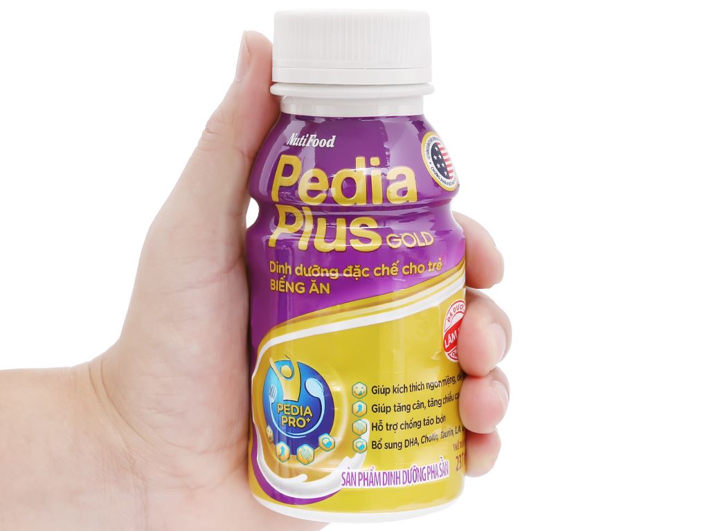6 chai sữa Nuti Pedia Plus 237ml giá tốt tại Bách hoá XANH