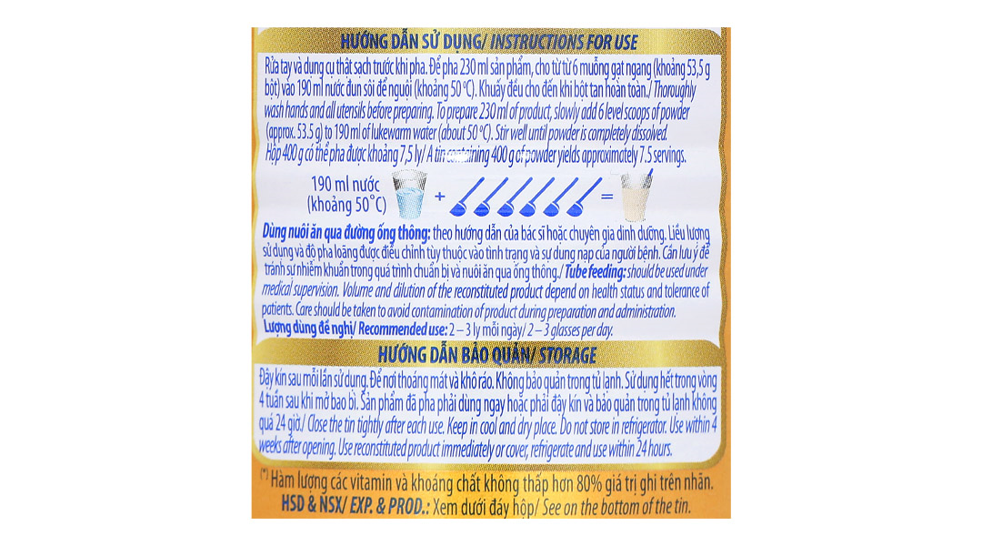 Sữa bột Vinamilk Sure Prevent Gold giúp hệ xương khớp chắc khỏe lon ...