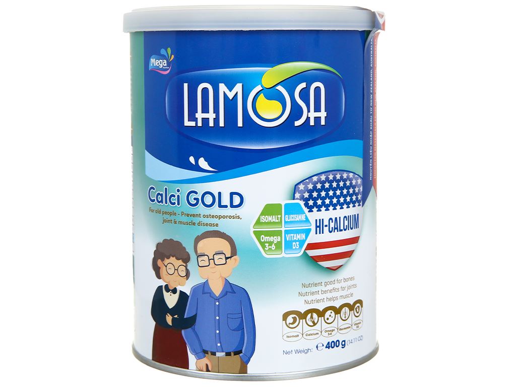 Sữa bột Lamosa Calci Gold 400g giá tốt tại Bách hoá XANH