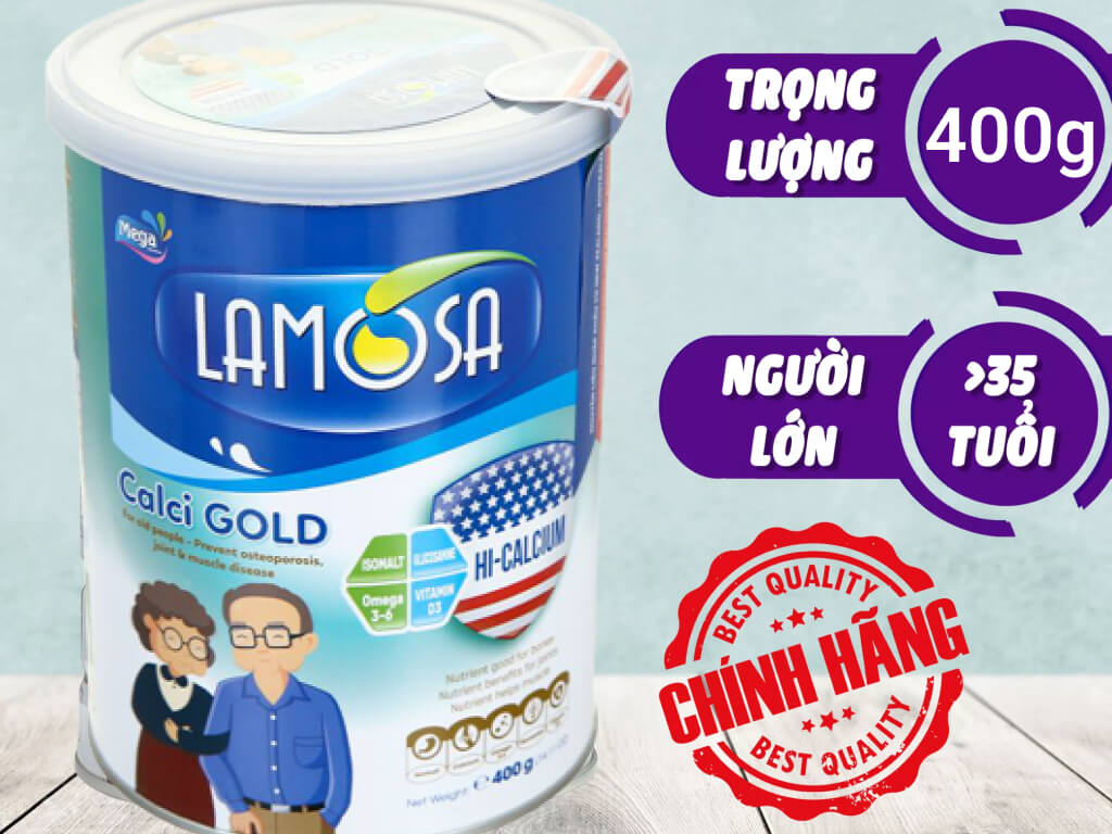 Sữa bột Lamosa Calci Gold 400g giá tốt tại Bách hoá XANH
