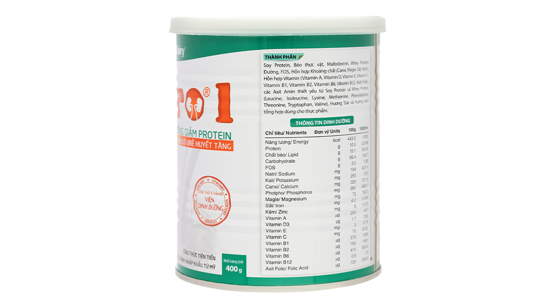 Sữa bột Nepro 1 bổ sung dinh dưỡng cho người bệnh thận lon 400g - 08/ ...