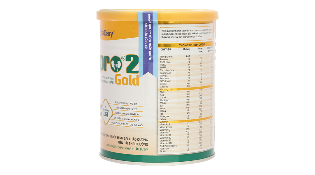 Sữa bột Nepro 2 Gold bổ sung dinh dưỡng cho người bệnh thận lon 400g ...