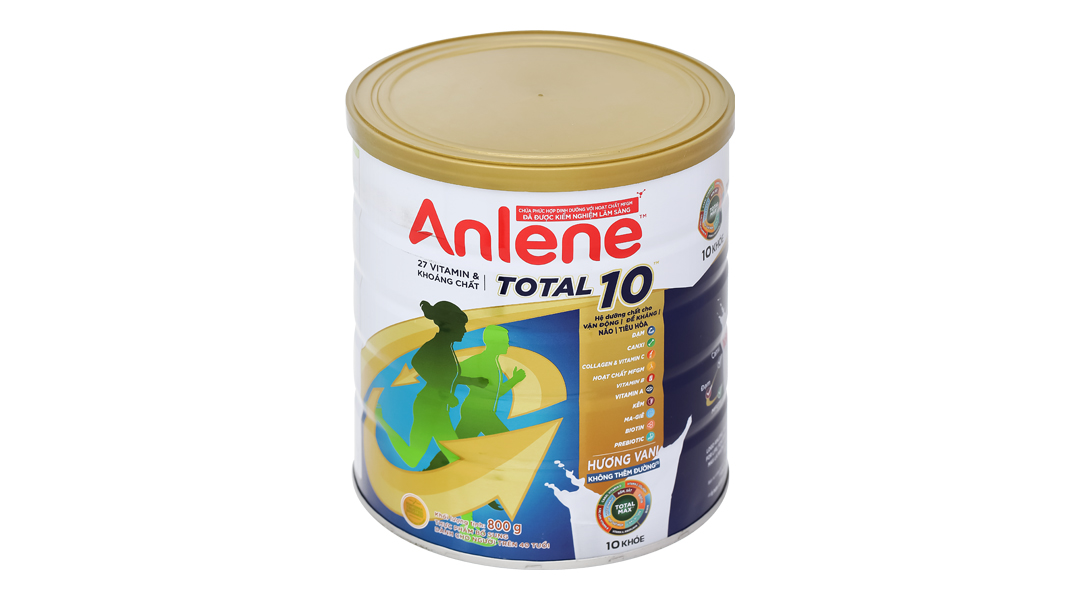 Sữa bột Anlene Total 10 bổ sung dưỡng chất cho người trên 40 tuổi hương ...