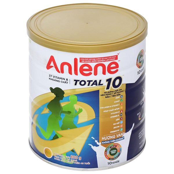 Sữa bột Anlene Gold Total 10 Huong Vani 800G - 11/2025 ...
