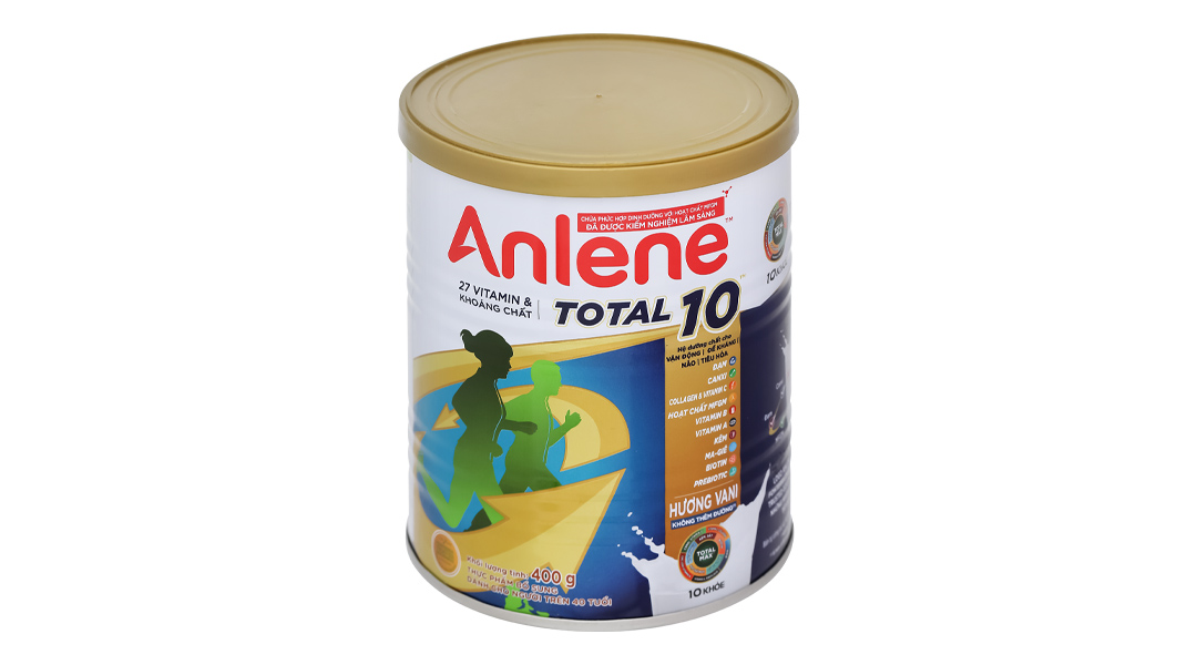 Sữa bột Anlene Total 10 bổ sung dưỡng chất cho người trên 40 tuổi hương ...