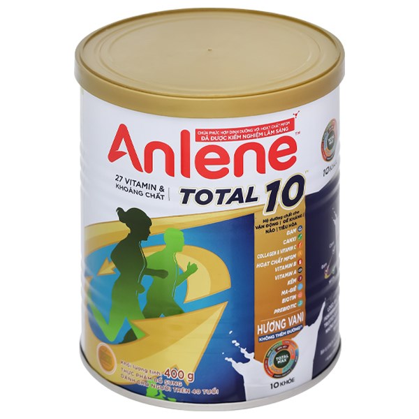 Sữa bột Anlene Gold Total 10 Huong Vani 400G - 09/2025 ...