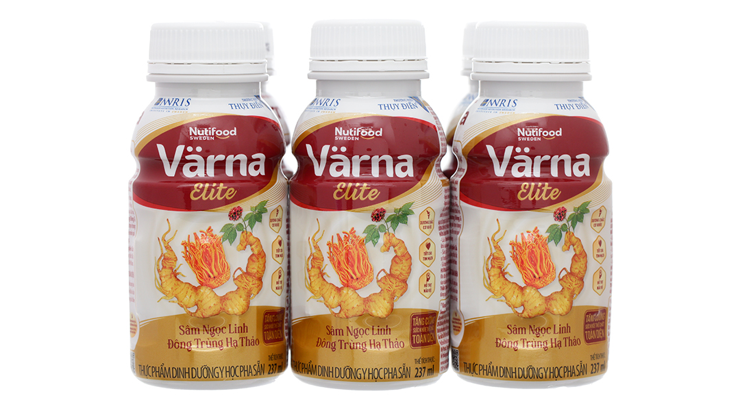 Sữa bột pha sẵn Nutifood Varna Elite bổ sung dinh dưỡng lốc 6 chai x ...