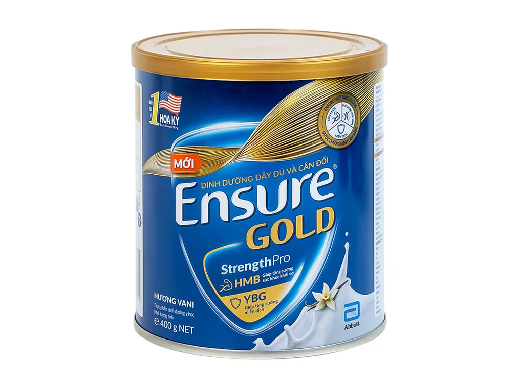 Sữa bột Ensure Gold StrengthPro vani 400g tại Bách hóa XANH