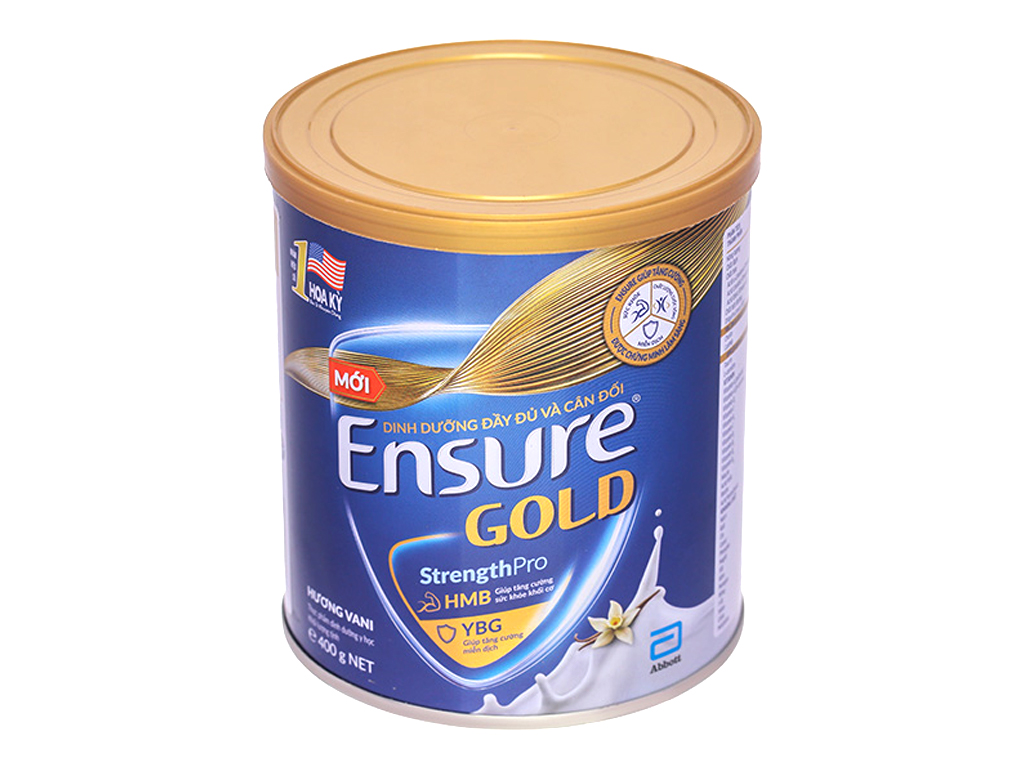 Sữa bột Ensure Gold StrengthPro vani 400g tại Bách hóa XANH