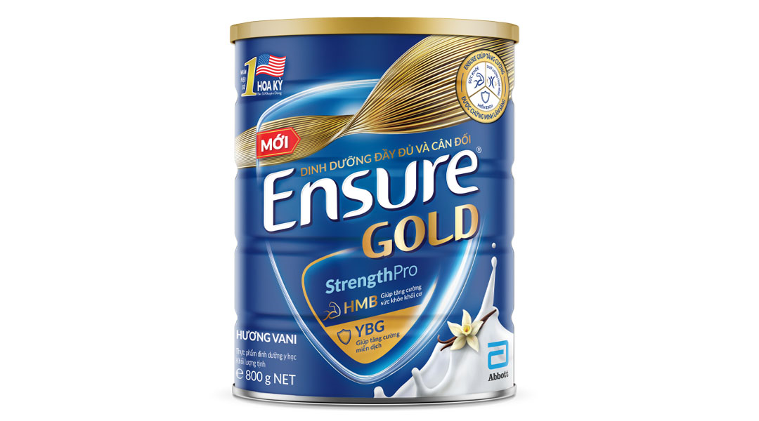 Sữa bột Ensure Gold Strengthpro phục hồi và tăng cường sức khỏe hương vani lon 800g - 08/2024 ...