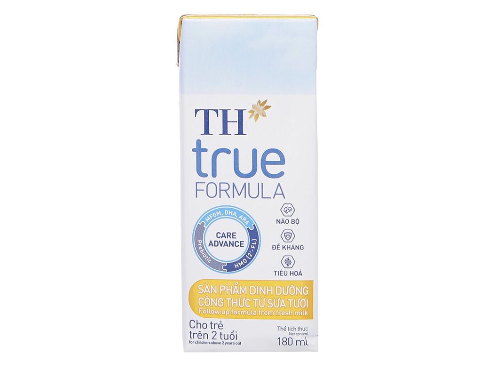 Lốc 4 hộp sữa pha sẵn TH true Formula 180 ml (từ 2 tuổi)