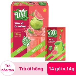 Trà ổi hồng Wil hộp 196g (14 gói x 14g) | Bách Hoá XANH