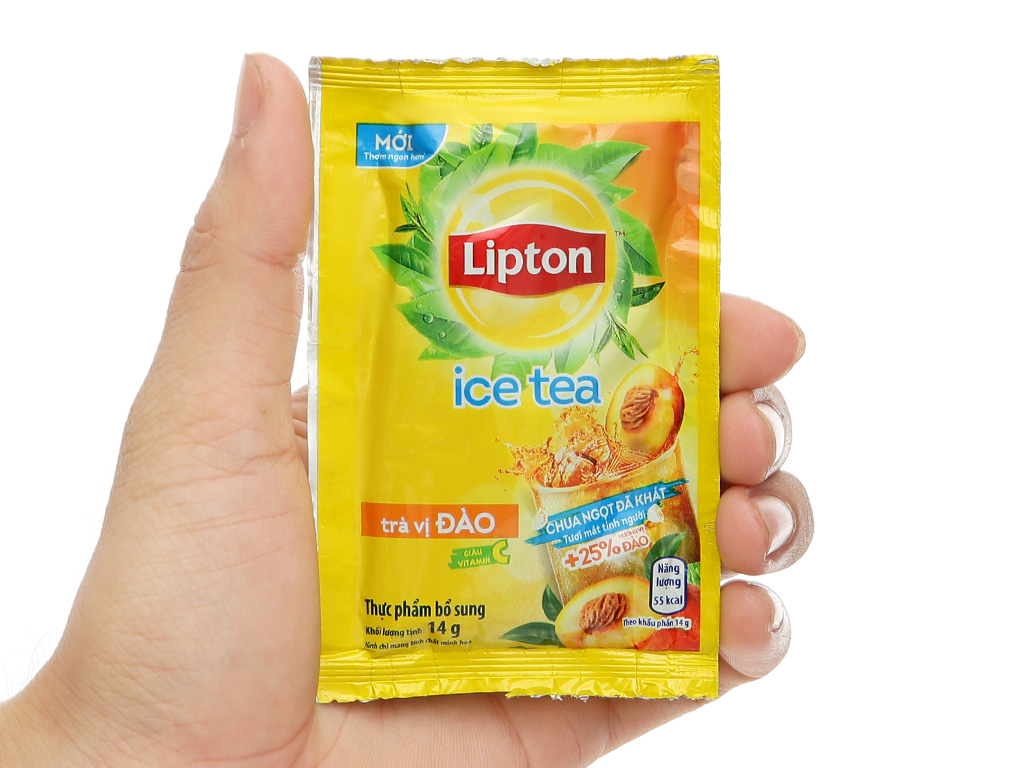 Trà Lipton Ice Tea đào 224g (16 gói x 14g) tại Bách Hoá XANH