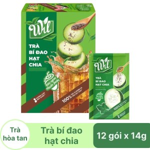 Trà bí đao hạt chia Wil hộp 168g (12 góix14g) Bách Hoá XANH