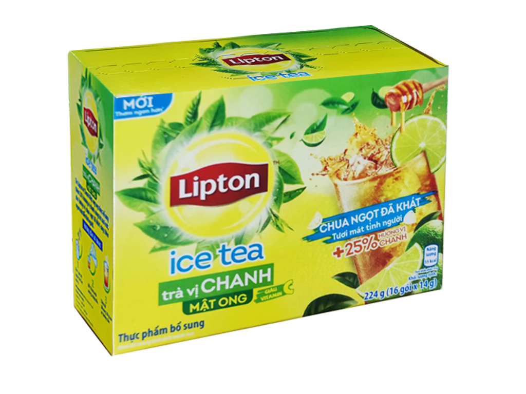 Trà Lipton Ice Tea vị chanh 224g | Bách Hoá XANH