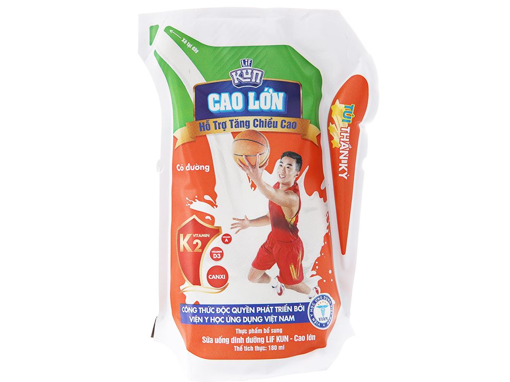 24 bịch sữa LiF Kun Cao Lớn 180ml giá tốt tại Bách hoá XANH