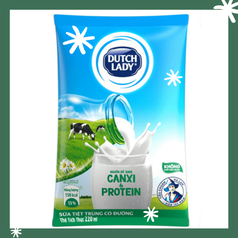 Sữa tươi có đường Dutch Lady 210ml giá tốt tại Bách hoá XANH