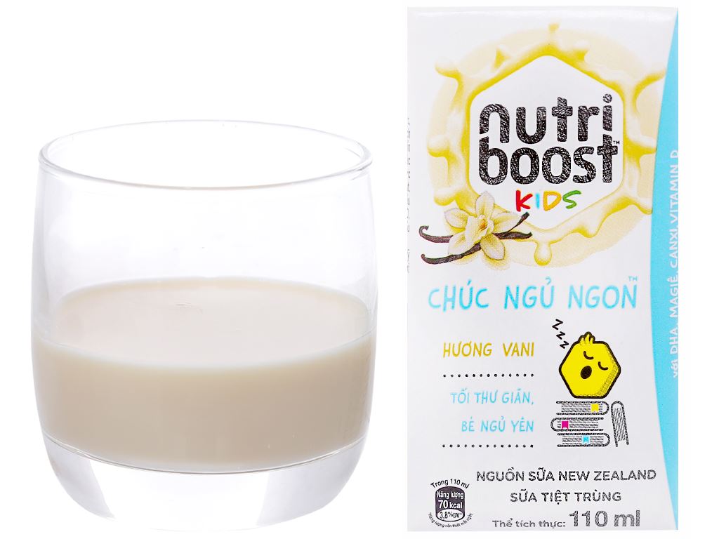 Sữa Nutriboost Chúc Ngủ Ngon 110ml giá tốt tại Bách hoá XANH