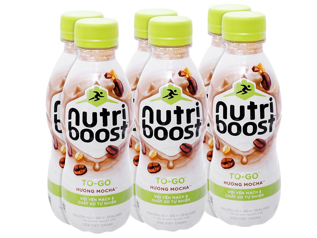 6 chai sữa Nutriboost mocha 220ml giá tốt tại Bách hoá XANH