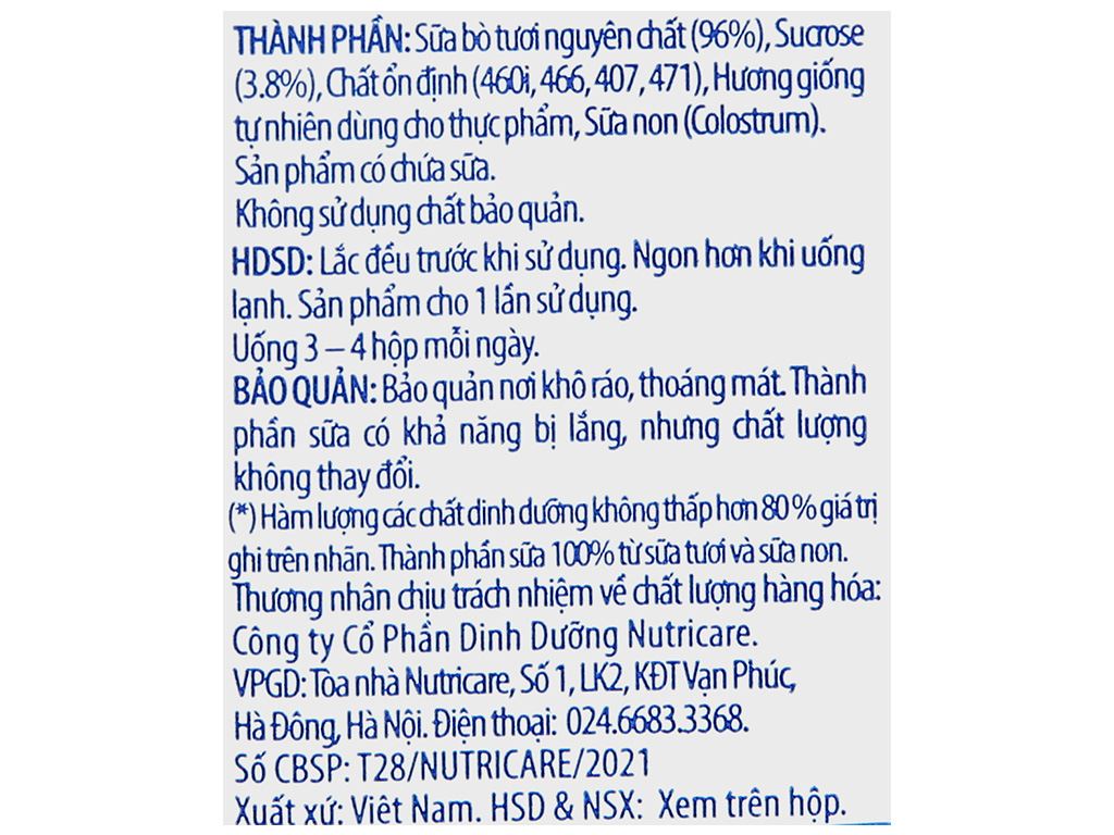 Lốc 4 hộp sữa tươi Meta Fresh có đường 110ml | Bách Hóa XANH