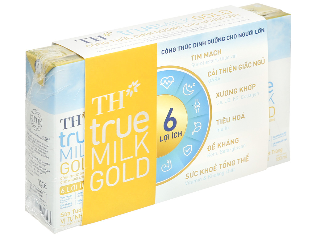 48 hộp sữa tươi TH true MILK Gold 180ml tại Bách hóa XANH