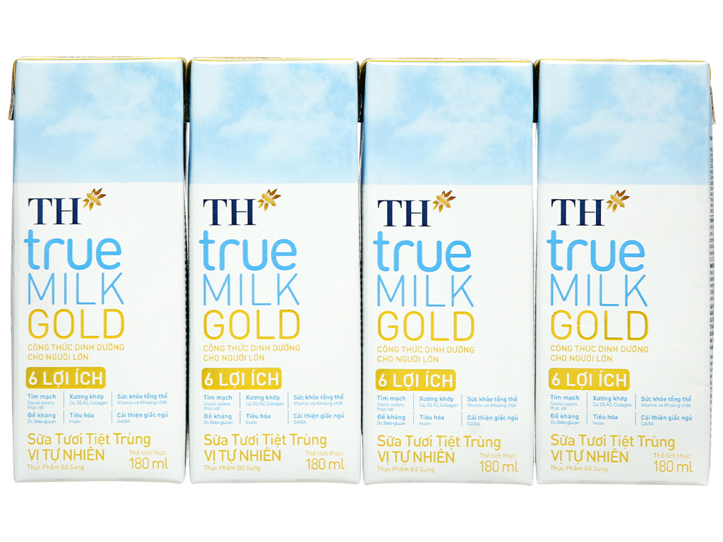 48 hộp sữa tươi TH true MILK Gold 180ml tại Bách hóa XANH