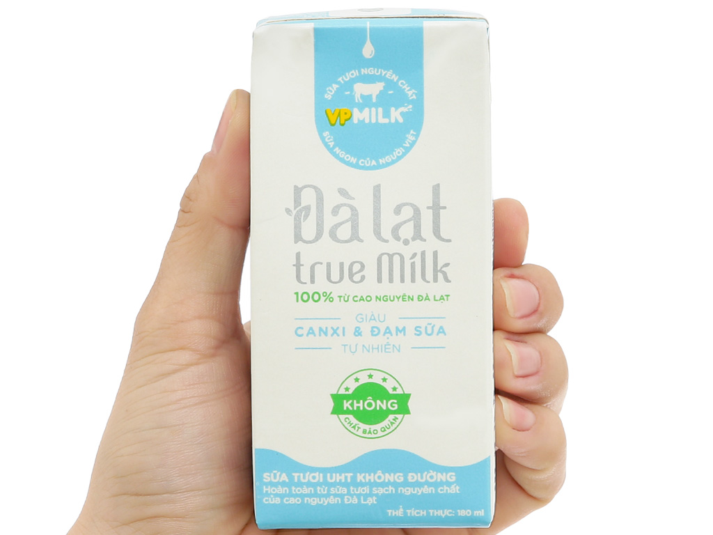 48 hộp sữa Đà Lạt True Milk 180ml tại Bách hóa XANH
