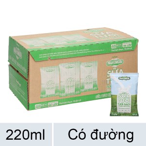 48 bịch sữa Nutimilk tươi sạch có đường 220ml Bách hóa XANH