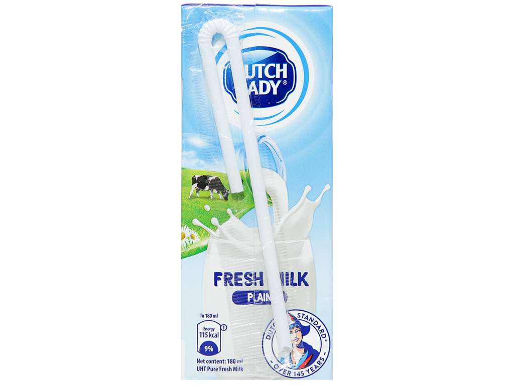 4 hộp sữa tươi Dutch Lady 180ml giá tốt tại Bách hoá XANH
