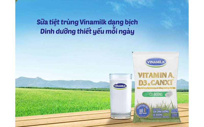 Thùng 48 bịch sữa dinh dưỡng Vinamilk 220ml ở Bách hoá XANH