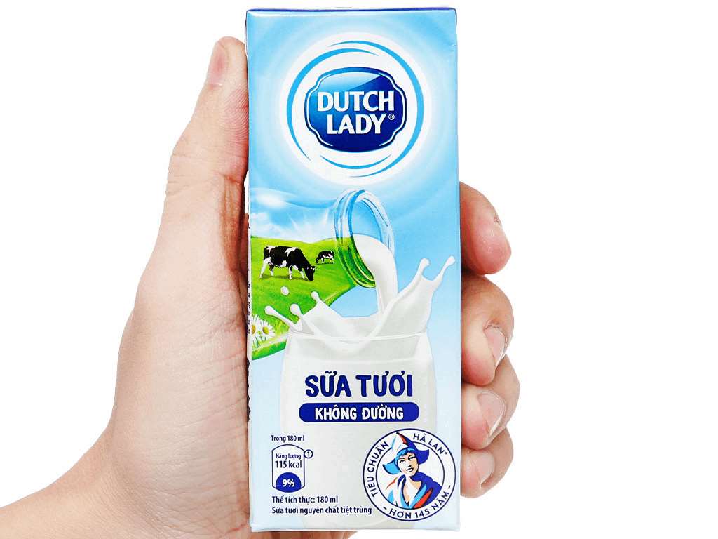 48 hộp sữa tươi Dutch Lady 180ml giá tốt tại Bách hoá XANH