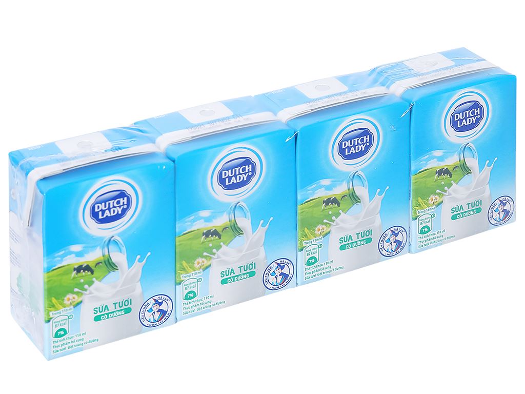 48 hộp sữa tươi Dutch Lady 110ml giá tốt tại Bách hoá XANH