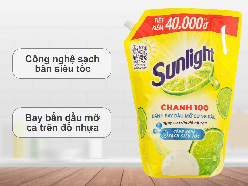 Nước rửa chén Sunlight Chanh 100 2.9 lít tại Bách hoá XANH