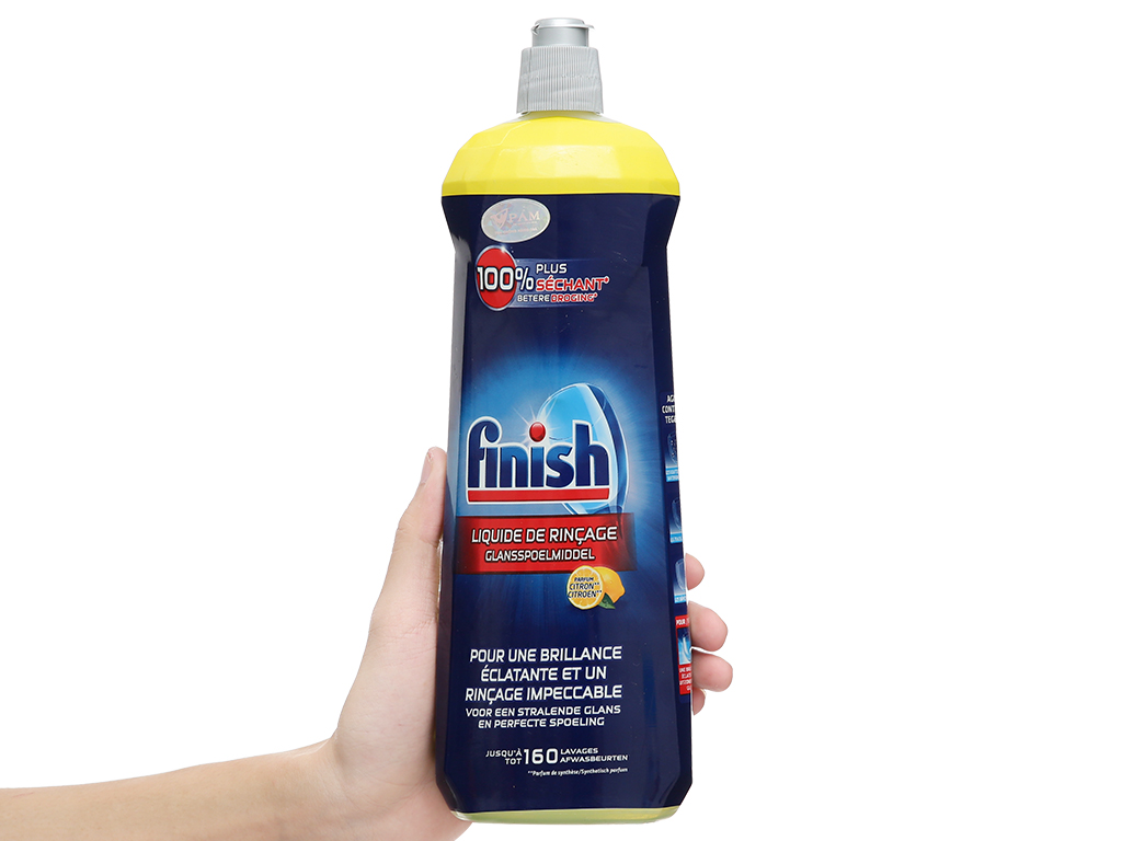 Nước làm bóng chén bát Finish chanh 800ml Bách Hoá XANH