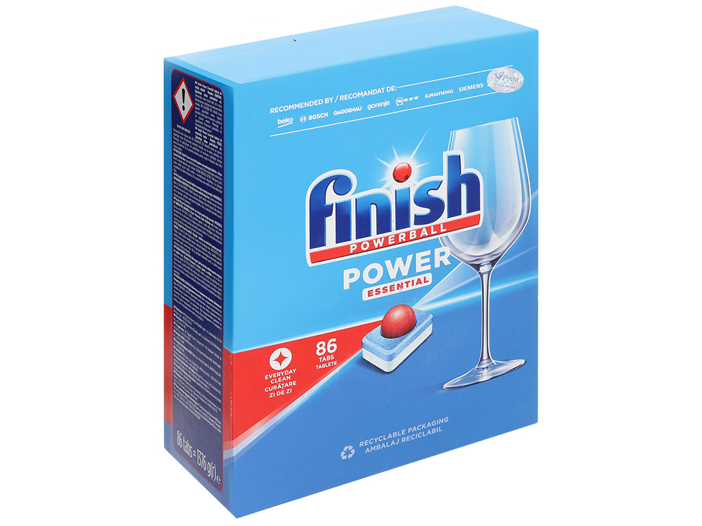86 viên rửa chén Finish ESSENTIAL giá tốt tại Bách Hoá XANH