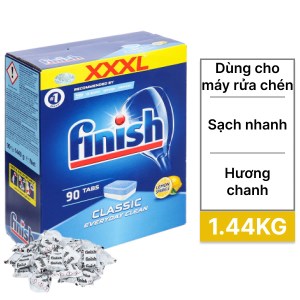 90 viên rửa chén bát Finish CLASSIC chanh 90 Bách Hoá XANH
